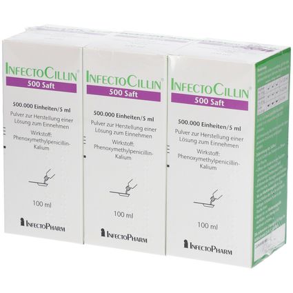 InfectoCillin® 500 Saft 3x100 ml mit dem E-Rezept kaufen - Shop Apotheke