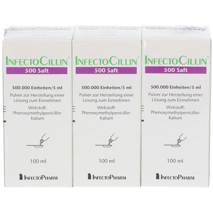 InfectoCillin® 500 Saft 3x100 ml mit dem E-Rezept kaufen - Shop Apotheke