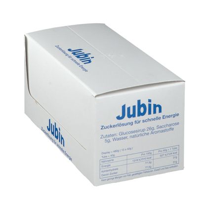 Jubin Zuckerlösung schnelle Energie 12x40 g - Shop Apotheke