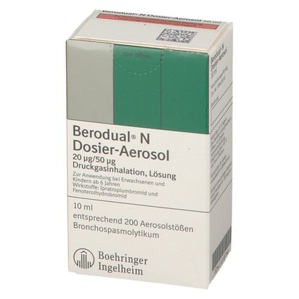 Berodual® N 20 µg/50 µg 10 ml mit dem E-Rezept kaufen - Shop Apotheke