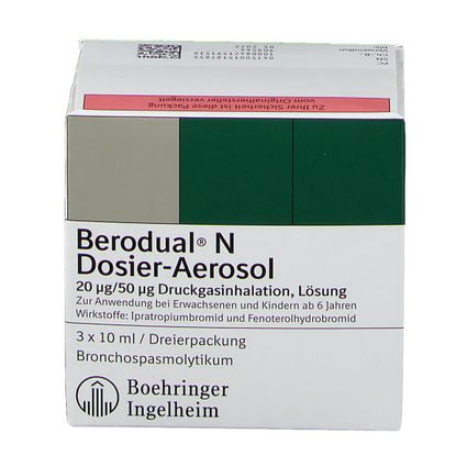 Berodual® N 20 µg/50 µg 3x10 ml mit dem E-Rezept kaufen - Shop Apotheke