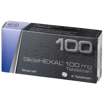 SildeHEXAL® 100 mg 4 St mit dem E-Rezept kaufen - Shop Apotheke