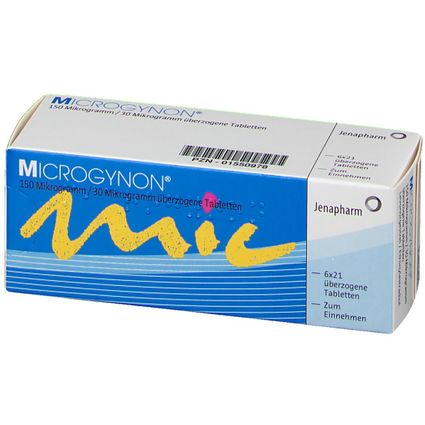 MICROGYNON® 150 µg/30 µg 6x21 St mit dem E-Rezept kaufen - Shop Apotheke