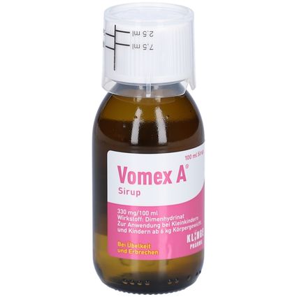 Vomex A® Sirup 100 ml - Shop Apotheke