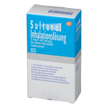 Sultanol® 5 mg/1 ml 10 ml mit dem E-Rezept kaufen - Shop Apotheke