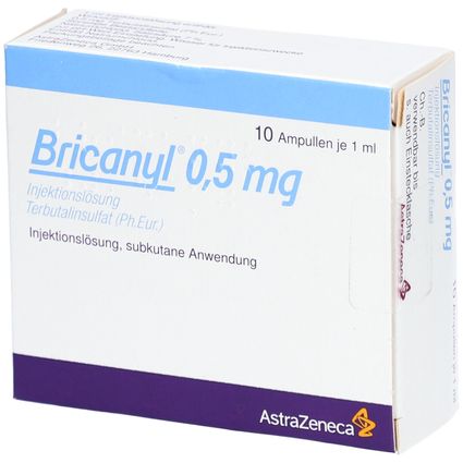 Bricanyl® 0,5 mg 10x1 ml mit dem E-Rezept kaufen - Shop Apotheke