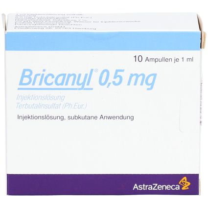 Bricanyl® 0,5 mg 10x1 ml mit dem E-Rezept kaufen - Shop Apotheke