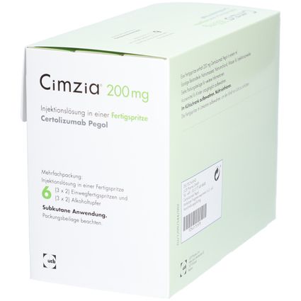 Cimzia® 200 mg 3x2 St mit dem E-Rezept kaufen - Shop Apotheke