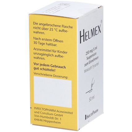 Helmex® 250 mg/5 ml 50 ml mit dem E-Rezept kaufen - Shop Apotheke