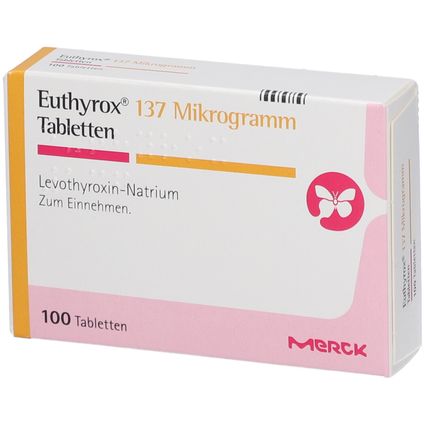 Euthyrox® 137 µg 100 St mit dem E-Rezept kaufen - Shop Apotheke
