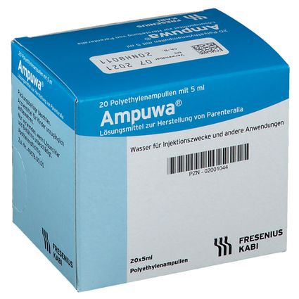 Ampuwa® Wasser für Injektionszwecke 20x5 ml - Shop Apotheke
