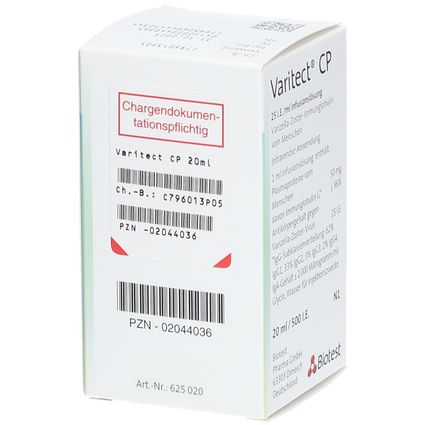 Varitect® CP 25 I.E./ml 20 ml mit dem E-Rezept kaufen - Shop Apotheke