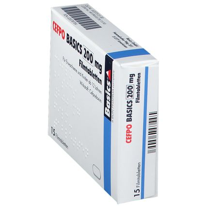 CEFPO BASICS 200 mg 15 St mit dem E-Rezept kaufen - Shop Apotheke
