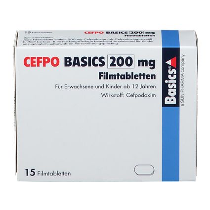 CEFPO BASICS 200 mg 15 St mit dem E-Rezept kaufen - Shop Apotheke