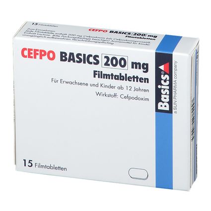 CEFPO BASICS 200 mg 15 St mit dem E-Rezept kaufen - Shop Apotheke