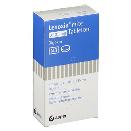 Lenoxin® mite 0,125 mg 100 St mit dem E-Rezept kaufen - Shop Apotheke