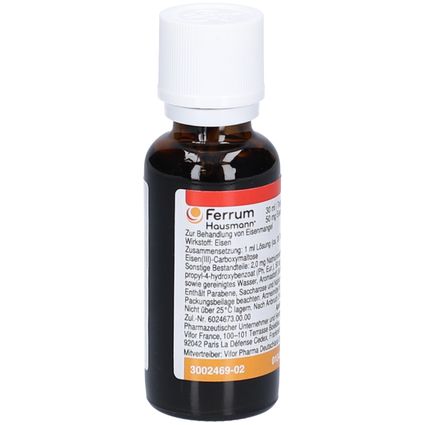 Ferrum Hausmann® Lösung 30 ml - Shop Apotheke