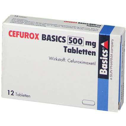CEFUROX BASICS 500 mg 12 St mit dem E-Rezept kaufen - Shop Apotheke