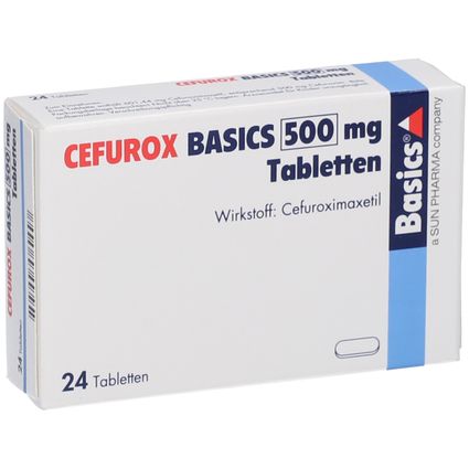 CEFUROX BASICS 500 mg 24 St mit dem E-Rezept kaufen - Shop Apotheke