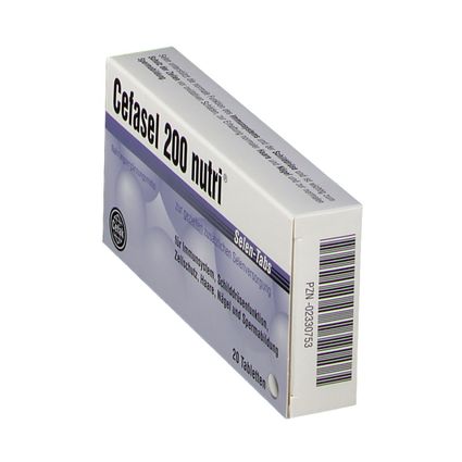 Cefasel 200 nutri® Selen Tabs 20 St - Shop Apotheke