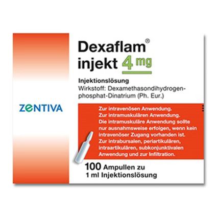 Dexaflam® injekt 4 mg 100x1 ml mit dem E-Rezept kaufen - Shop Apotheke