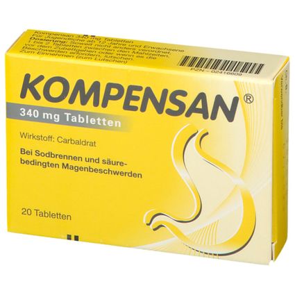 KOMPENSAN® 340 mg 20 St - Shop Apotheke