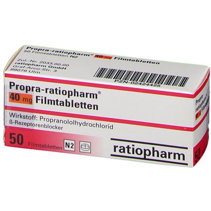 Propra-ratiopharm® 40 mg 50 St mit dem E-Rezept kaufen - Shop Apotheke