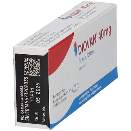 Diovan® 40 mg 28 St mit dem E-Rezept kaufen - Shop Apotheke