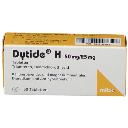 Dytide H 50 mg/25 mg 50 St mit dem E-Rezept kaufen - Shop Apotheke