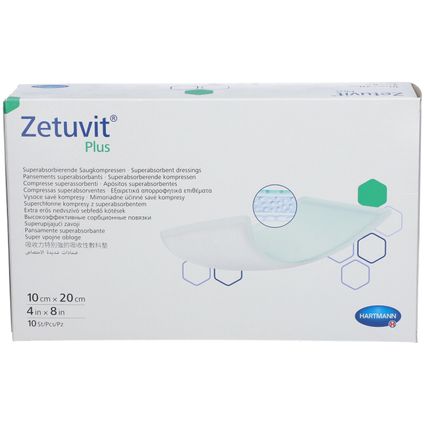 Zetuvit® Plus steril 10 x 20 cm 10 St - Shop Apotheke