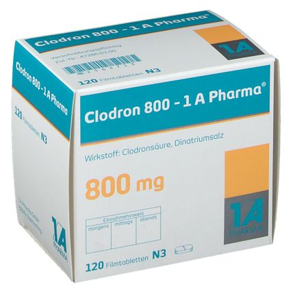Clodron 800 - 1 A Pharma® 120 St mit dem E-Rezept kaufen - Shop Apotheke