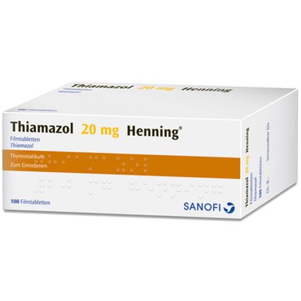 Thiamazol 20 mg Henning® 100 St mit dem E-Rezept kaufen - Shop Apotheke