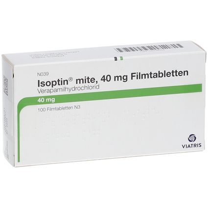 Isoptin® mite 40 mg 100 St mit dem E-Rezept kaufen - Shop Apotheke