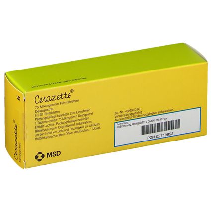 Cerazette® 75 µg 6x28 St mit dem E-Rezept kaufen - Shop Apotheke