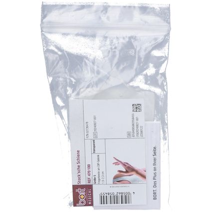 BORT Stacksche Schiene Gr. 5 transparent 1 St - Shop Apotheke