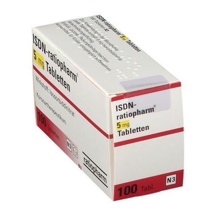 ISDN-ratiopharm® 5 mg 100 St mit dem E-Rezept kaufen - Shop Apotheke