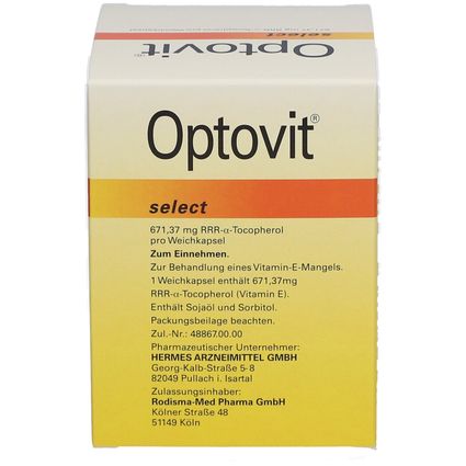 Optovit® select 1000 I.E. Kapseln 100 St - Shop Apotheke