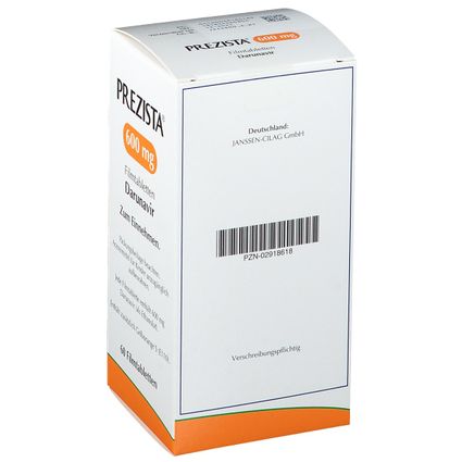 PREZISTA® 600 mg 60 St mit dem E-Rezept kaufen - Shop Apotheke