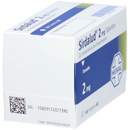 Sirdalud® 2 mg 100 St mit dem E-Rezept kaufen - Shop Apotheke