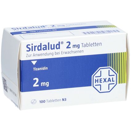 Sirdalud® 2 mg 100 St mit dem E-Rezept kaufen - Shop Apotheke