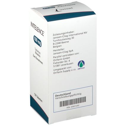 INTELENCE 100 mg 120 St mit dem E-Rezept kaufen - Shop Apotheke