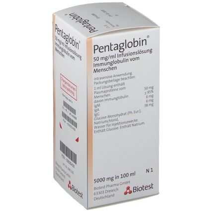 Pentaglobin® 50 mg/ml 100 ml mit dem E-Rezept kaufen - Shop Apotheke