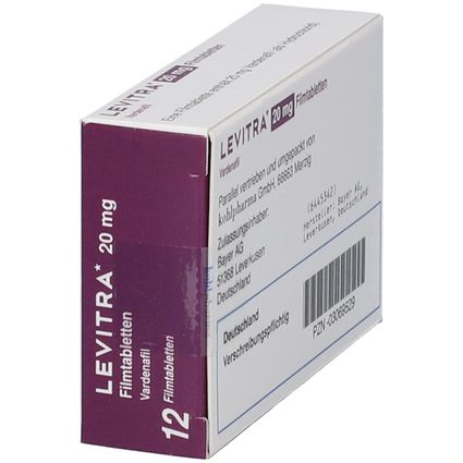 LEVITRA 20 mg Filmtabletten 12 St mit dem E-Rezept kaufen - Shop Apotheke