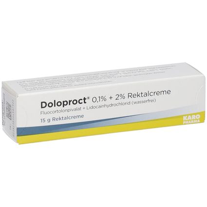 Doloproct® 0,1 % + 2 % Rektalcreme 15 g mit dem E-Rezept kaufen - Shop ...