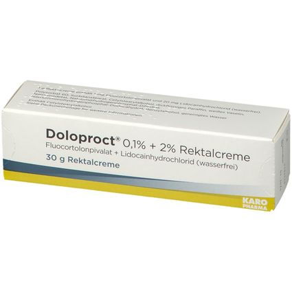 Doloproct® 0,1 % + 2 % Rektalcreme 30 g mit dem E-Rezept kaufen - Shop ...