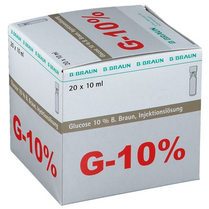 Glucose 10 % B. Braun Mini-Plasco® connect Injektionslösung 20x10 ml ...