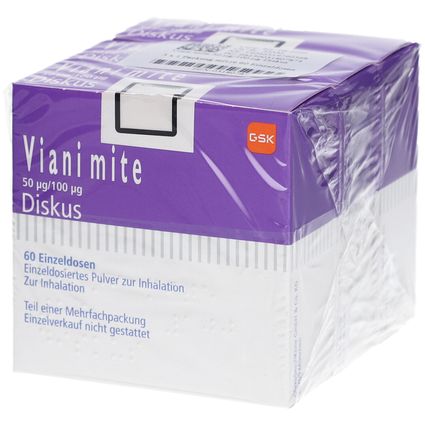 Viani® mite 50 µg/100 µg Diskus® 3x60 St mit dem E-Rezept kaufen - Shop ...