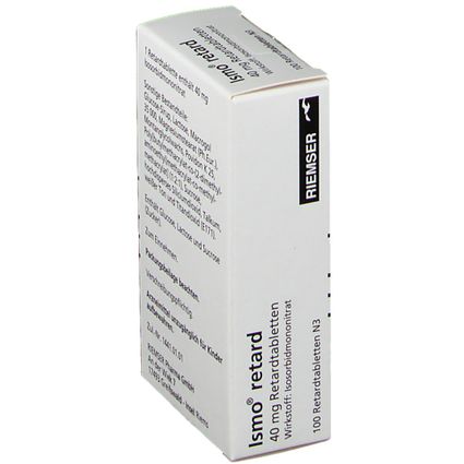Ismo® retard 40 mg 100 St mit dem E-Rezept kaufen - Shop Apotheke