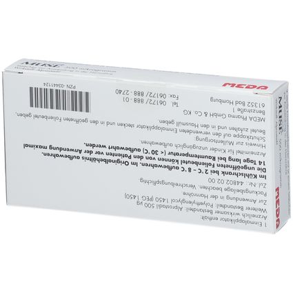 MUSE® 500 µg 2x1 St mit dem E-Rezept kaufen - Shop Apotheke