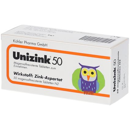 Unizink® 50 Tabletten 50 St - Shop Apotheke